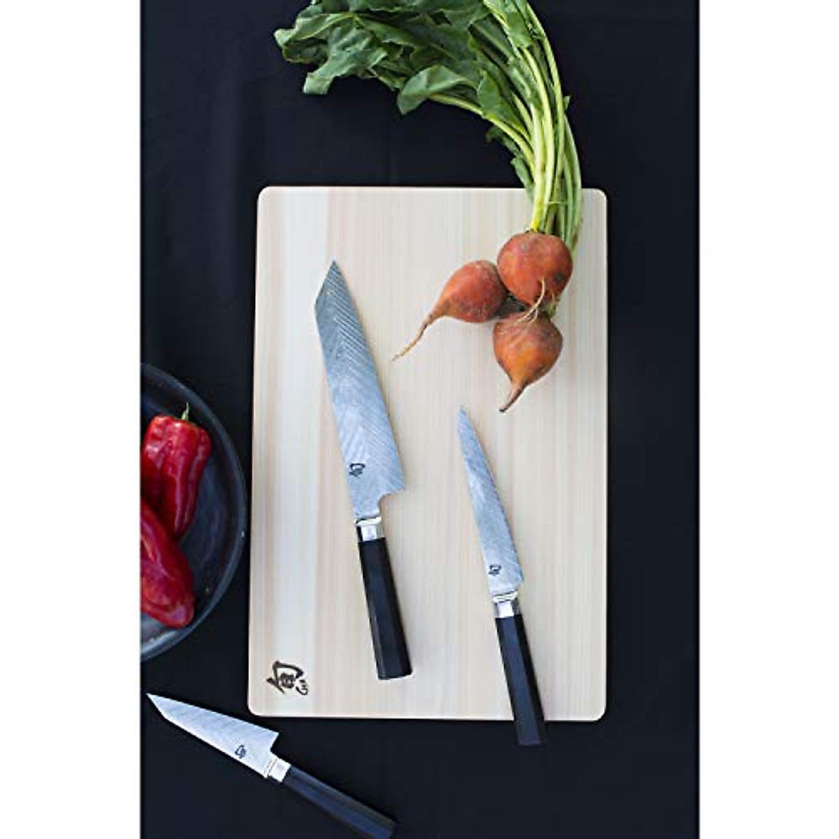 Shun Cutlery Dual Core Utility / Butchery Knife 6", Slim, Straight-Bladed Kitchen Knife Ideal for Butchery Tasks, Trimming Vegetables & More, Handcrafted Japanese Knife