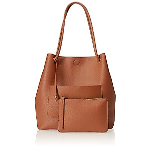 Amazon Essentials womens Joela shoulder bag, Light Brown, One size US