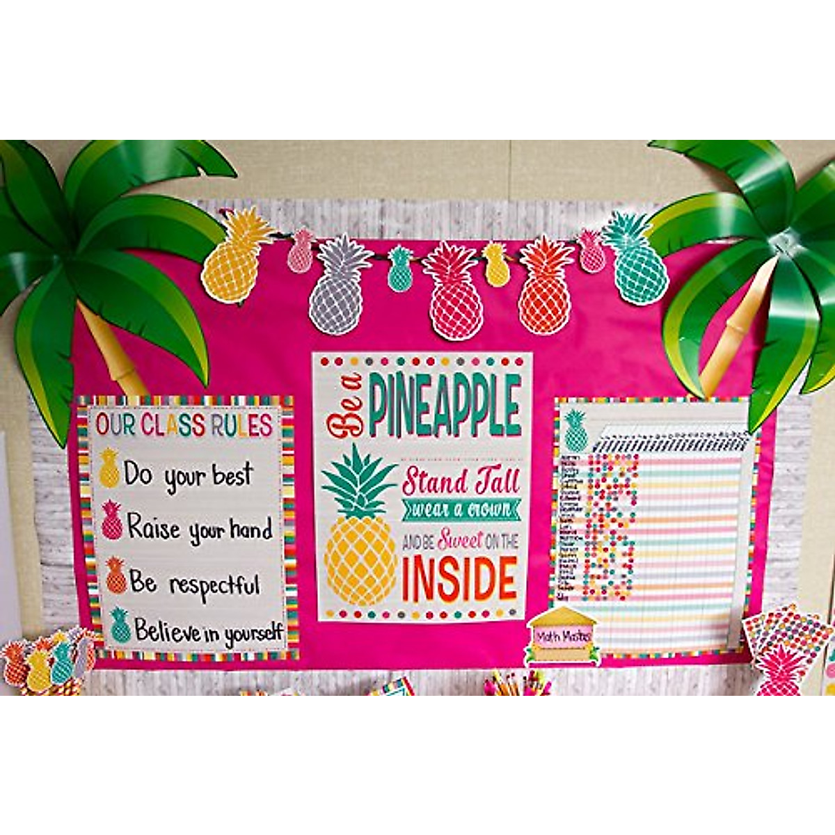 Teacher Created Resources® Tropical Punch Pineapples Mini Accents, Pack of 36