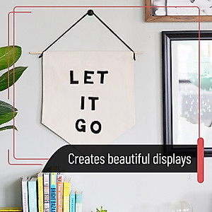 Mr. Pen- Double Headed Picture Hanging Nails, 50 Pack, Black, Picture Nails, Tacks for Wall Hangings, Wall Pins for Hanging, Wall Nails for Hanging, Thumb Tacks for Wall Hanging, Picture Hangers