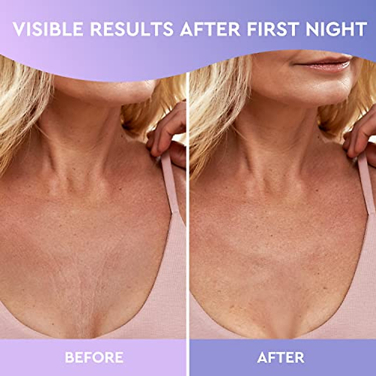 CLEVERFY Silicone Chest Wrinkle Pads Sleeping Reusable (3 Pack T-shape) - Decollete Anti Wrinkle Chest Pads - Silicone Patches for Wrinkles - Anti Wrinkle Patches for Chest Wrinkle Prevention