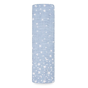 aden + anais Swaddle Blanket, Boutique Muslin Blankets for Girls & Boys, Baby Receiving Swaddles, Ideal Newborn & Infant Swaddling Set, Perfect Shower Gifts, Single, Rising Star