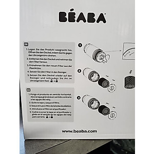 BEABA Air Purifier Filter Replacement, 4 Step Filtration System Pre-Filter, TRUE HEPA Filter, Carbon Filter, Removes VOCs, Odor, Dust, Mold and Dander