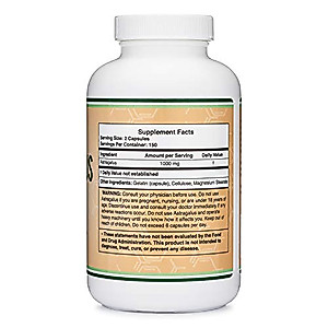 Astragalus Root Capsules - 1,000mg Per Serving (300 Capsules, Bulk Supply) High in Polysaccharides, Manufactured and Tested in The USA for Healthy Aging, Overall, and Immune Support by Double Wood