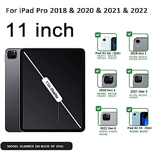 Fingic for iPad Air 11 inch Case 2024,iPad Pro 11 Inch Case 2022/2021/ 2020/2018,iPad Air Case 6th/5th/4th 10.9 Inch(2024/2022/2020)Slim Glitter Sparkle PU Leather Hard PC Stand Smart Cover,Rose Gold