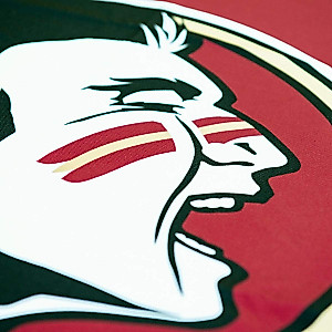 College Flags & Banners Co. Florida State FSU Noles Logo Tablecloth or Table Overlay