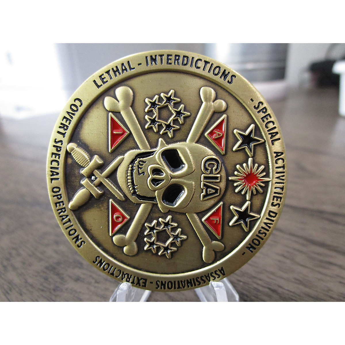 Central Intelligence Agency Covert Special Operations Clandestine Service Lethal Humint CIA Challenge Coin