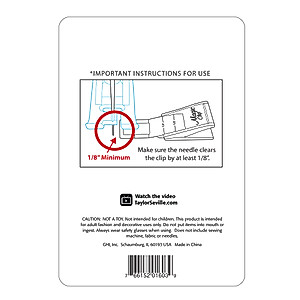 Taylor Seville Originals Small Magic Clip Sewing and Quilting Clips 6 Piece Set - Quilting Supplies and Notions - Sewing Accessories and Supplies