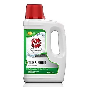 Hoover Renewal Tile and Grout Floor Cleaner, Concentrated Cleaning Solution for FloorMate Machines, 64oz Formula, AH31452, White