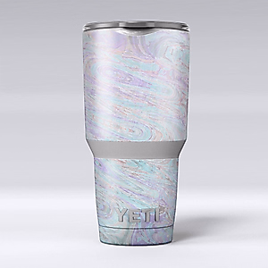 Design Skinz Slate Marble Surface V35 - Skin Decal Vinyl Wrap Kit Compatible with The Yeti Rambler Cooler Tumbler Cups
