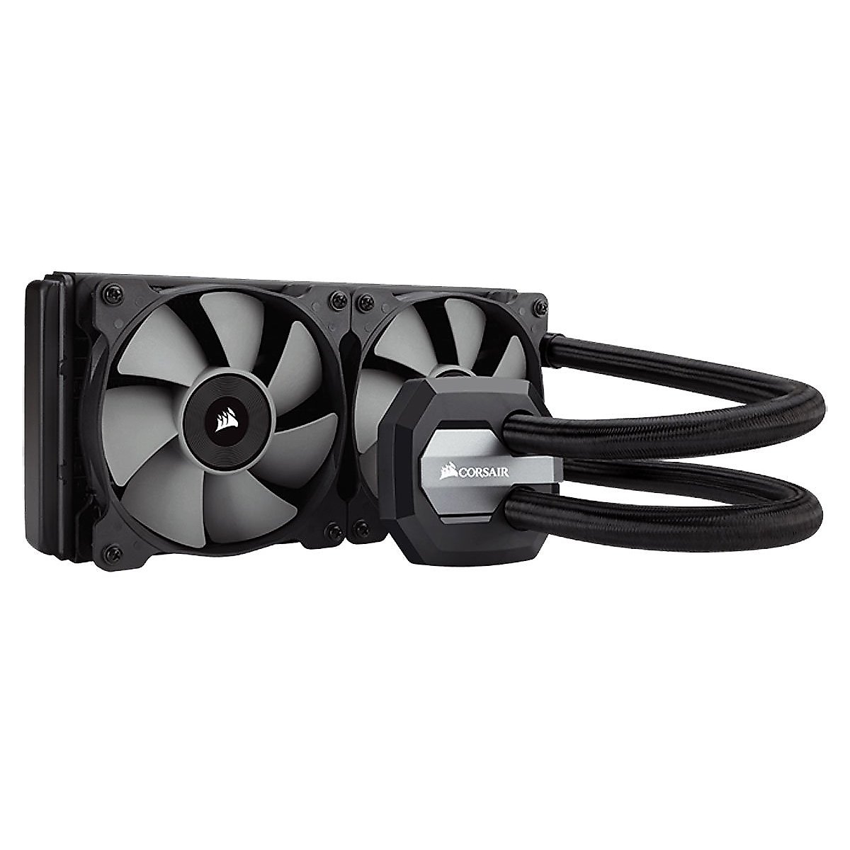 CORSAIR Hydro Series H100i v2 AIO Liquid CPU Cooler, 240mm Radiator, Dual 120mm PWM Fans, Advanced RGB Lighting and Fan Software Control