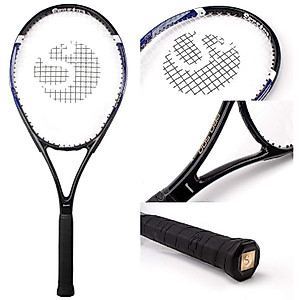 Senston Tennis Rackets for Adults 27 inch Tennis Racquets - 2 Player Tennis Set with 2 Grips, 2 Vibration Dampers