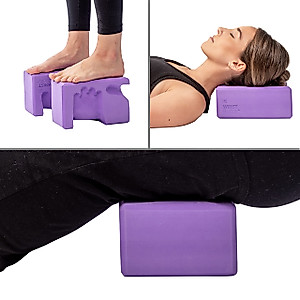 WRIST BUDDY® Yoga Blocks | Engineered to Reduce Wrist Pain, Enhance Wrist Comfort and Grip Strength on the Blocks | Best Performance Block | EVA Foam Blocks Yoga Accessories Set | Great Summer Gifts