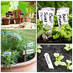 Mr. Pen- Garden Markers, Black, 4 Pack, Plant Markers, Garden Markers for Plants Outdoor Waterproof, Plant Markers for Seedlings, Waterproof Permanent Marker, Plant Markers for Outdoor Plants.