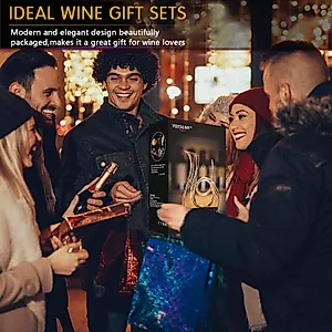 YOXSUNY Wine Decanter Upgraded Swan wine Decanters 1.7L Hand-Blown Crystal Carafe-Enhances Red Wine Flavor, Lead-Free & Elegant Design,Gift for Wine Connoisseurs.