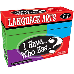 Teacher Created Resources Grades 2-3 Language Arts Game Multi, 5-1/2 x 4 x 1-3/4