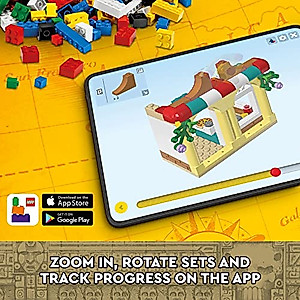 LEGO Indiana Jones and the Last Crusade Fighter Plane Chase 77012 Building Set, Featuring a Buildable Car Airplane Toy, 3 Minifigures Including Jones, Birthday Gift for Kids 8-12 Years Old