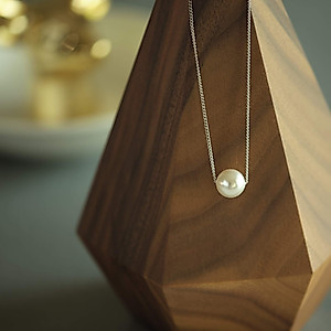 Grace of Pearl New Mommy Necklace Baby Bump Gift for New Mom Gift Jewelry Gift for First Time Mom Pregnancy Gift for Mom to be Gift for Wife Pregnant Gift Expecting Mom Gift