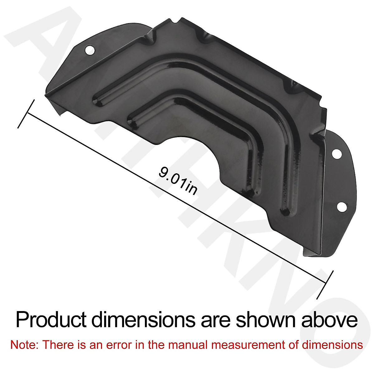 783-06424A-0637 Deck Belt Cover Black Compatible with MTD/Craftsman/Troy-Bilt/Husky Lawn Mower 42" 46" Deck Replaces 783-06424A Mower Desk Parts 13AD775S059 13WX78TS090 24728902 247288842 (2 Pack)