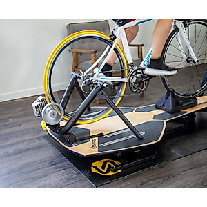 Saris MP1 Nfinity Motion Platform - Adult Bike Trainer Platform, Indoor Exercise Bike Trainer Stand with Nfinity Technology, Engage More Muscles, Adjustable Touch Points