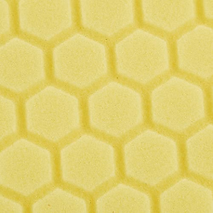 Chemical Guys BUFX_101HEX6 BUFX_101_HEX6 Hex-Logic Heavy Cutting Pad, Yellow (6.5 Inch Pad Made for 6 Inch Backing Plates)