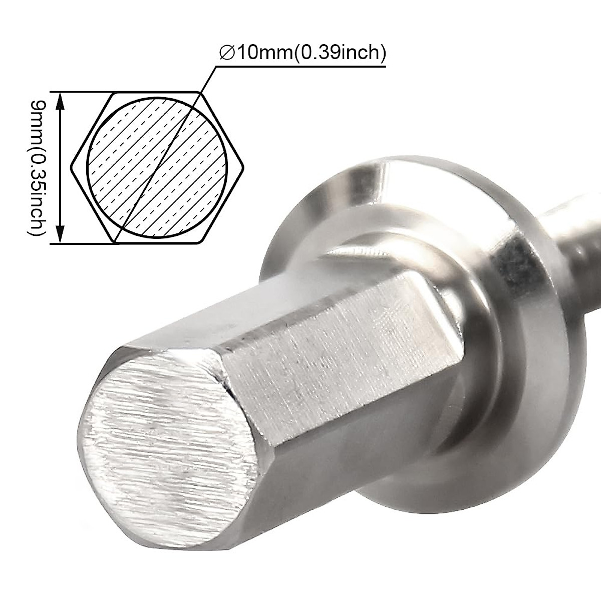 Toolcool Dowel Maker Accessories Stock Holder Screw Nail Drill Adapter Use to Attach Stock to The Drill