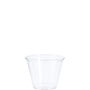 Solo 9 oz Ultra Clear Squat PET Cold Cup, TP9R (1,000 Count)