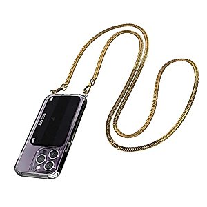 Keebos Crossbody Phone Case with Convenient Detachable Chain and Cardholder Wallet for iPhone 11 Pro Max Gold