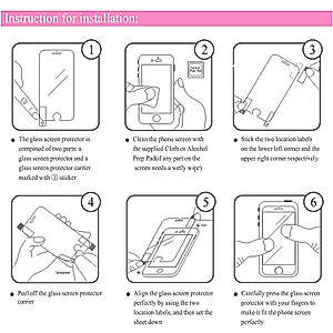 TANTEK [2-Pack Screen Protector for All-New Fire 7 / Fire 7 Kids Edition (9th/7th Gen, 2019/2017 Release),Tempered Glass Film,Ultra Clear,Anti Scratch,Bubble Free