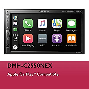 Pioneer DMH-C2550NEX 6.8" Amazon Alexa When Paired with Pioneer Vozsis App, Android Auto, Apple CarPlay, Bluetooth, HD Radio - Modular Solutions Digital Media Receiver