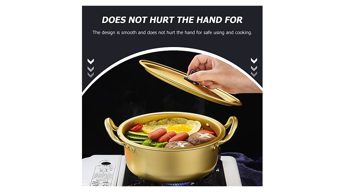 Housoutil Korean Ramen Pot - Cookware for Outdoor Dining