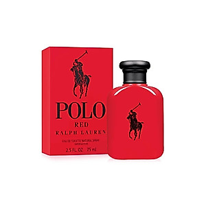 Ralph Lauren Polo Red Eau de Toilette Spray for Men, 4.2 Ounce