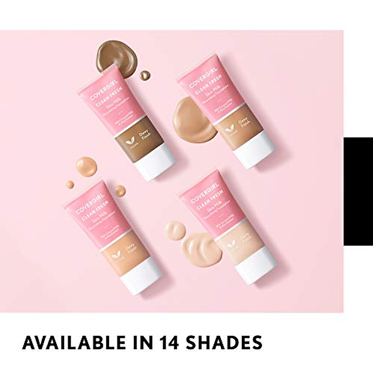 COVERGIRL, Clean Fresh Skin Milk Foundation, Medium, 1 Fl Oz (Pack of 1)