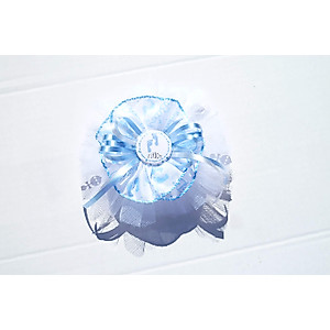 Baby Feet It's a Boy Baby Shower Themed Corsage for Grandma,Aunt or Host Boy (Blue, White)L8