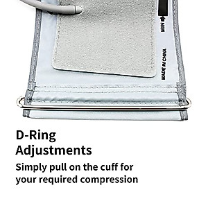 Compatible with Omron BP Extra Large Generic Replacement Cuff, 9"-19" Inches (22-48CM) Sized for Upper Big Arm HEDIGON