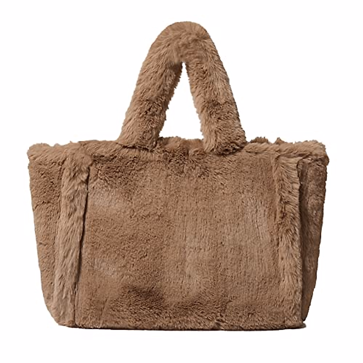 Women Top Handle Bag Shoulder Bag Hobo Bag Totes Fashion Handbag Fluffy Faux Fur Furry Plush Soft Elegant