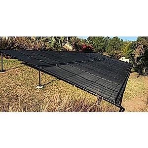 SolarPoolSupply High-Performance Solar Pool Heater Panel Replacement - 15-20 Year Life Expectancy - Extreme Durability + Easy Install + High-Heat Performance (4' X 8' / 1.5" I.D. Header)
