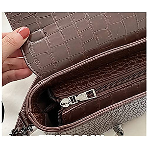 Purses and Handbags for Women Hobo Bags Women Tote Bags Leather Crossbody Shoulder Bags (Dark Brown)