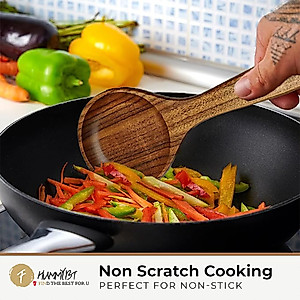 Large Wooden Salad Tongs for Serving - Wooden Serving Spoons - Salad Serving Utensils - Salad Tosser Forks - Giant Wood Salad Servers Set - 2Pcs Salad Hands for Mixing,Tossing and Serving