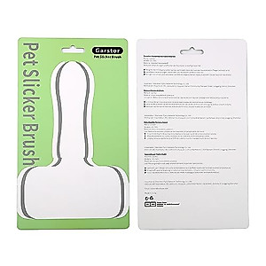 Garstor Dog Brush, Cat Brush, Dog Brush for Shedding, Self Cleaning Pet Brush for Grooming Long Short Haired Dog Cats, Cat Brushes for Indoor Cats, for Dog Cat Rabbit Remove Loose Fur and Undercoat