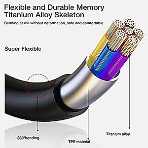 MARLALL Bone Conduction Headphone, Bluetoth Open-Ear/Air Bone Earphones/Earbuds with Mic, Wireless Sport Headphone for Workout, Running, Cycling, Hiking, Gym, Climbing, Driving (Black)