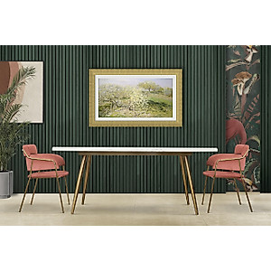 Deco TV Frames - Gatsby Gold Smart Frame Compatible ONLY with Samsung The Frame TV (Fits 2021-2024 Frame TV, 55")