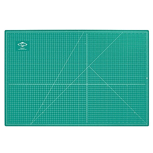 ALVIN, GBM Series Professional Self-Healing Cutting Mat, Green/Black Double-Sided, Gridded Rotary Cutting Board for Crafts, Sewing, Fabric - 24 x 36 inches