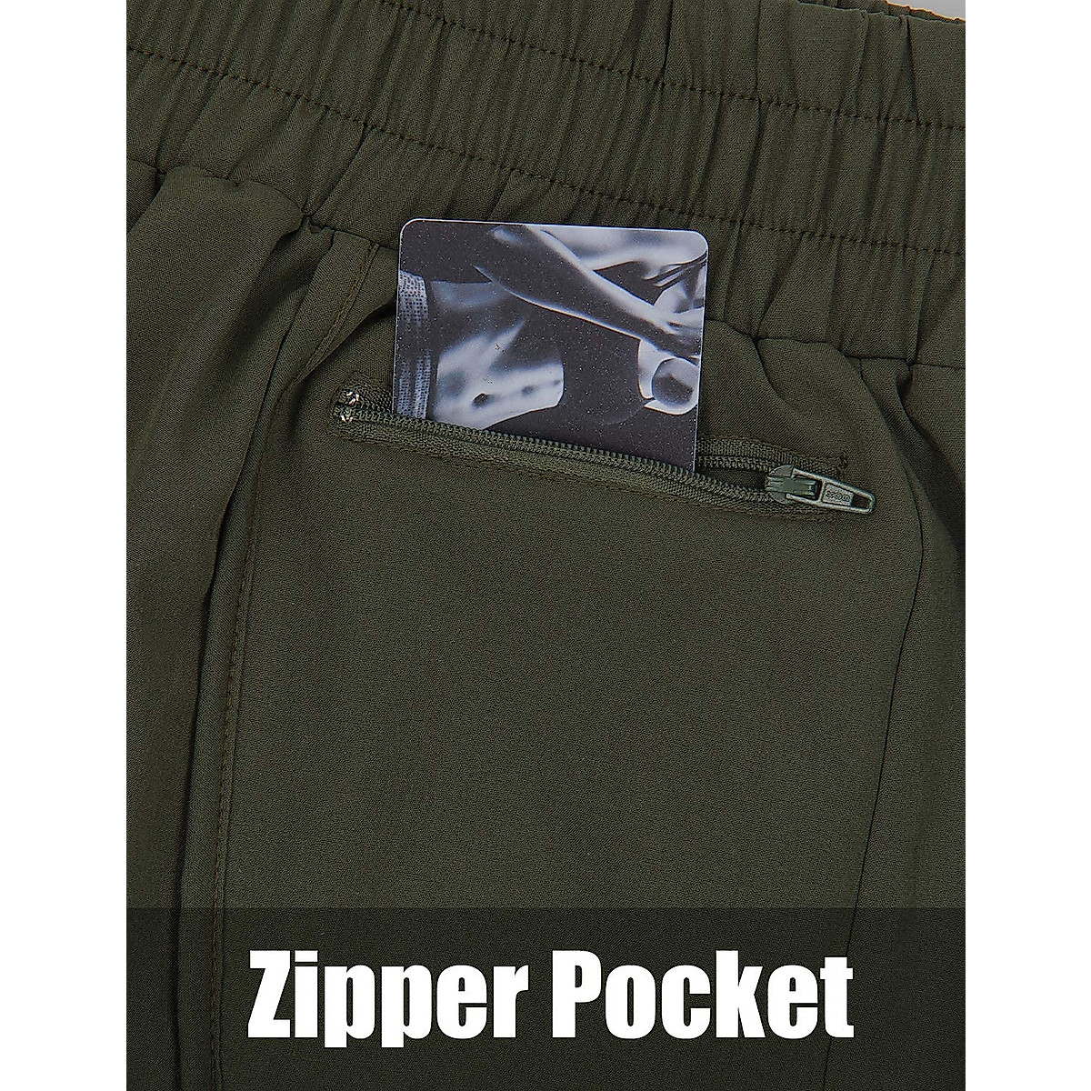 Blooming Jelly Women's Quick-Dry Running Shorts Workout Athletic Shorts with Pockets 2024 (Large, Army Green)