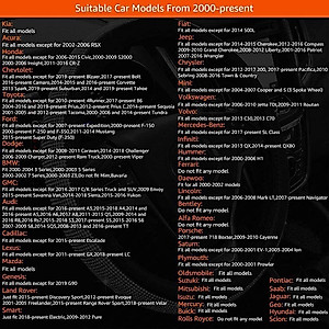 Valleycomfy Steering Wheel Cover for Women Men Bling Bling Crystal Diamond Sparkling Car SUV Wheel Protector Universal Fit 15 Inch (Black with Black Diamond, Standard Size(14" 1/2-15" 1/4))