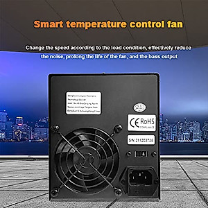 Lwlongwei DC Power Supply Variable, 30V 10A 300W Adjustable Switching Regulated DC Bench Power Supply with 4-Digits LED Power Display Coarse and Fine Adjustments