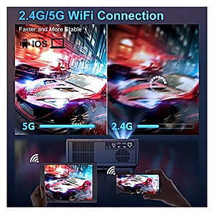 Full HD 1080P Projector TD98 WiFi LED 2K 4K Video Movie Smart TD98W Android Projector PK DLP Home Theater Cinema Beamer