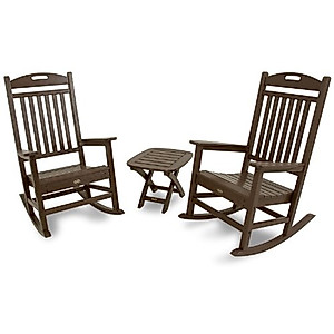 Trex Outdoor Furniture by Polywood TXR100VL Yacht Club Rocking Chair Rocker, Vintage Lantern
