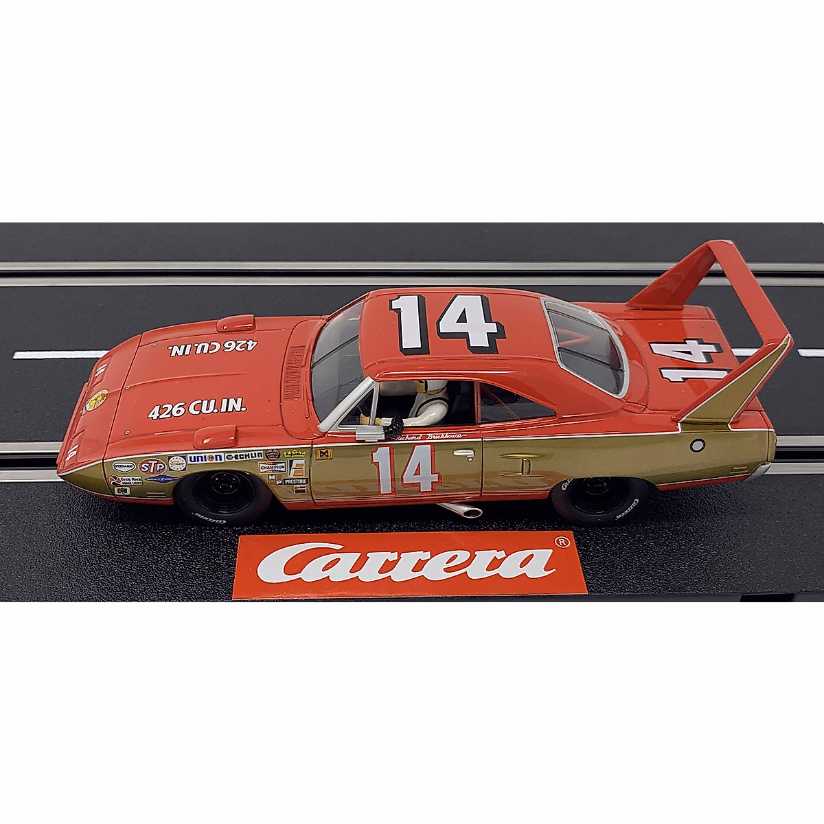 Carrera 30944 Plymouth Superbird No. 14 1:32 Scale Digital Slot Car Racing Vehicle for Carrera Digital Slot Car Race Tracks