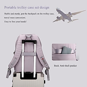 YJMKOI Kawaii Backpack for Teen Girls Aesthetic Student Bookbags Large capacity Middle School Girls Backpack with Cute Plush Charm